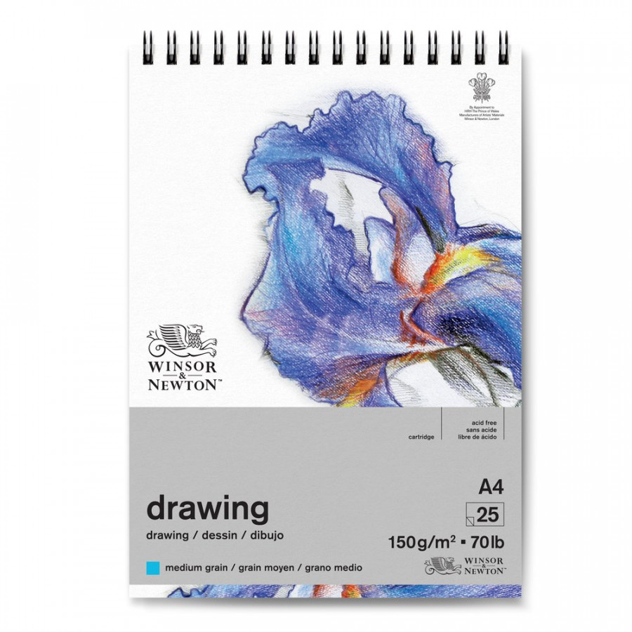 Winsor & Newton Smooth Surface Drawing Spiral Pad 150gsm – Clark Craft ...