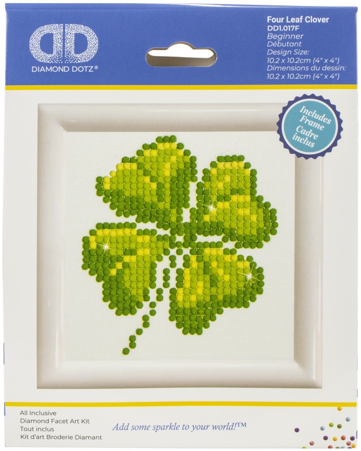 Diamond Dotz Four Leaf Clover Kit – Clark Craft Products
