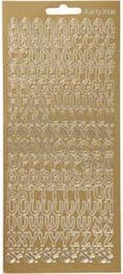 Peel Off Alphabet Letters Gold, Silver, Red, Green & White – Clark ...