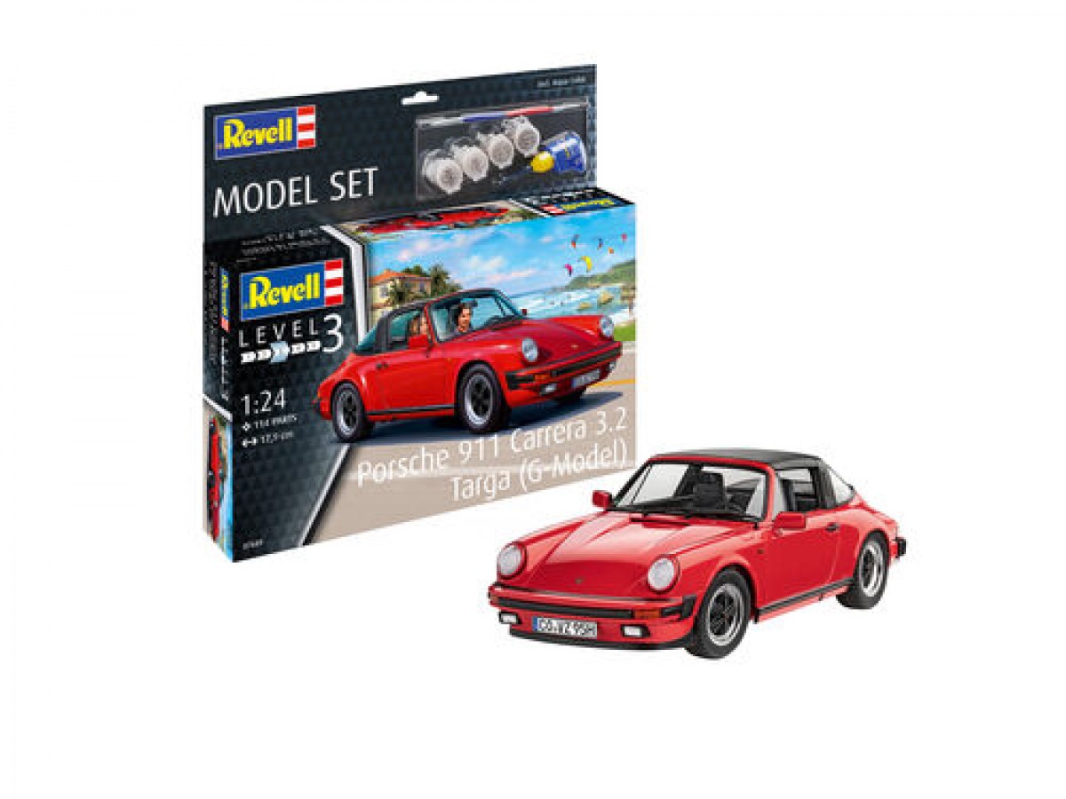 Revell Porsche 911 Carrera 3.2 Targa Model Kit – Clark Craft Products