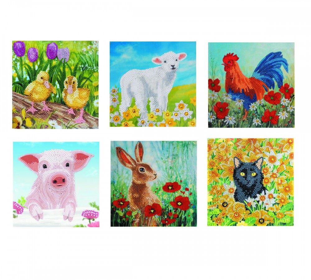 Crystal Art Set of 6 Springtime Cards – Clark Craft Products