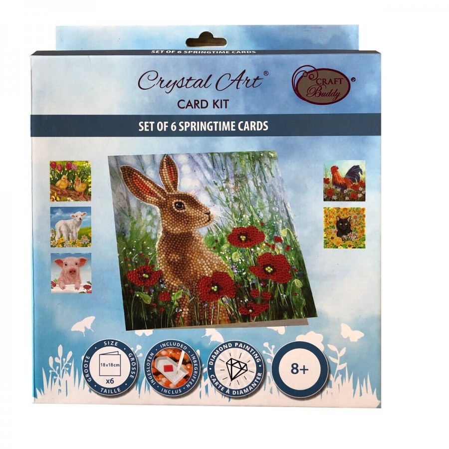 Crystal Art Set of 6 Springtime Cards – Clark Craft Products