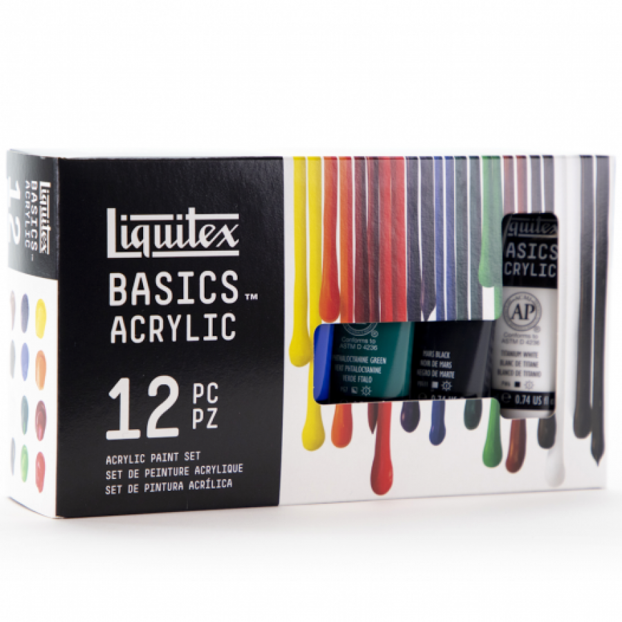 Liquitex Basics Acrylic 24 x 22ml Set – Clark Craft Products