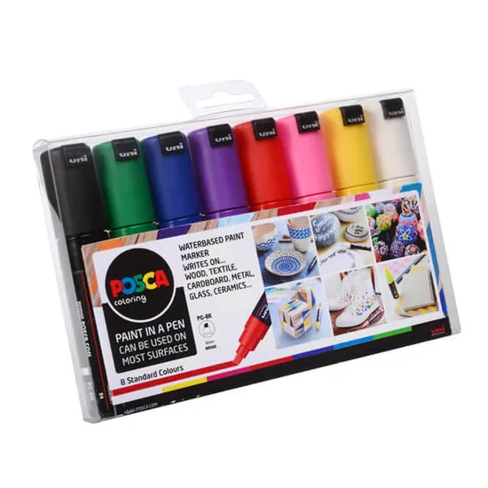 Posca Paint Marker Pens Pack Of * – Clark Craft Products