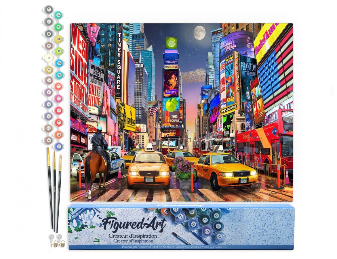 Figured Art 40x50cm Times Square – Clark Craft Products